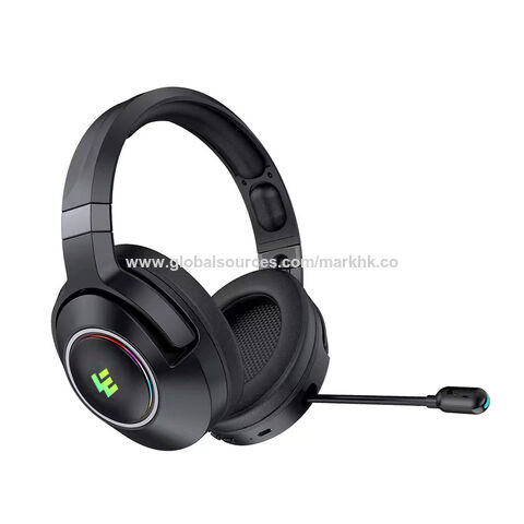 Wired & Wireless Tri-mode Gaming Headset With Retractable Mic Dual ...