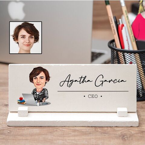 Buy Wholesale China Custom Funny Desk Name Plate Personilzed Desk Sign ...