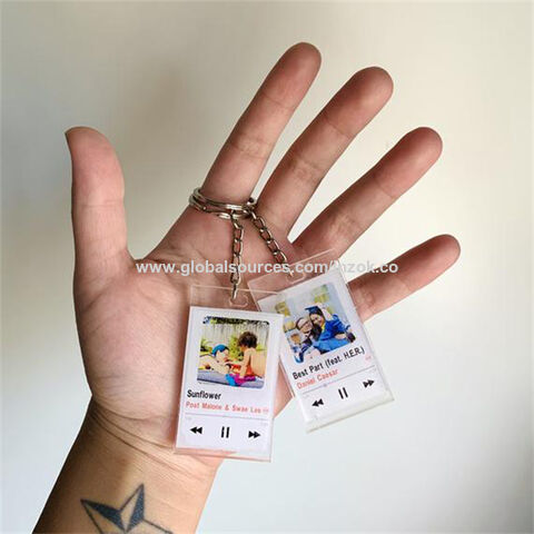 Buy Wholesale China Custom Printing Music Acrylic Keychain Album ...