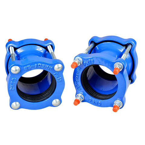 Ductile Iron Wide Range 4'' Universal Flexible Joint Coupling For Steel Di Ci Pe Pvc Pipe ...