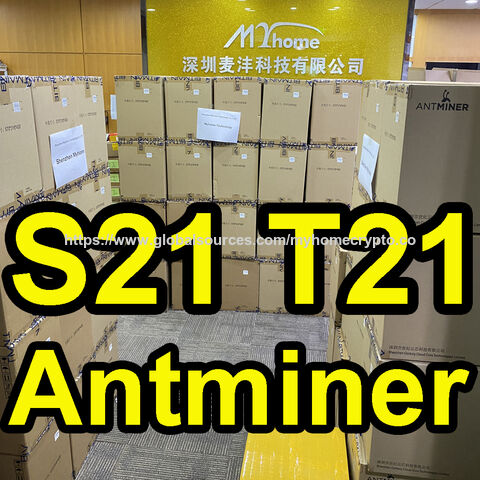 Buy China Wholesale First Batch In Stock Bitmain S21 200t S21 Hydro S21 335t Antminer T21 190t ...