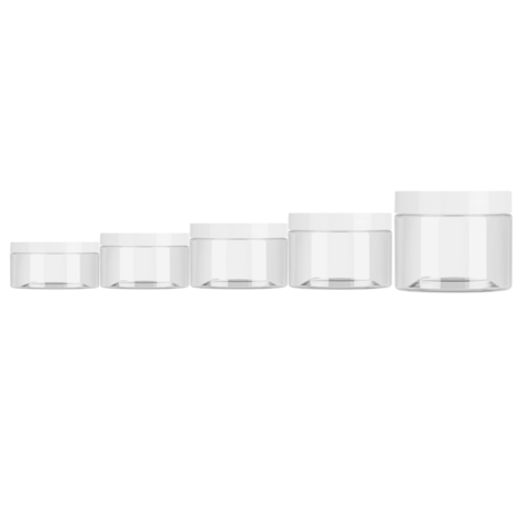 Factory Supply Plastic Cosmetic Jars For Hair Conditioner Jars And ...