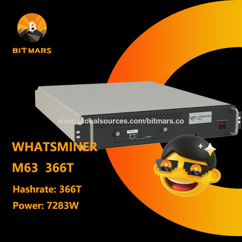 Buy Wholesale China Whatsminer M63 366t Hydro Cooling Miner Bitcoin Miner M63 334t M53s ...
