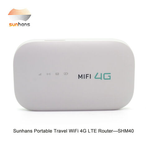 Sunhans Portable Travel Wifi 4g Lte Router With Sim Card Slot 150mbps ...