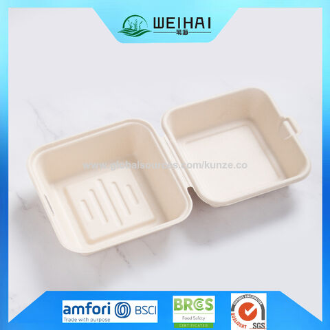 Disposable Food Container Biodegradable Sugarcane Food Container ...