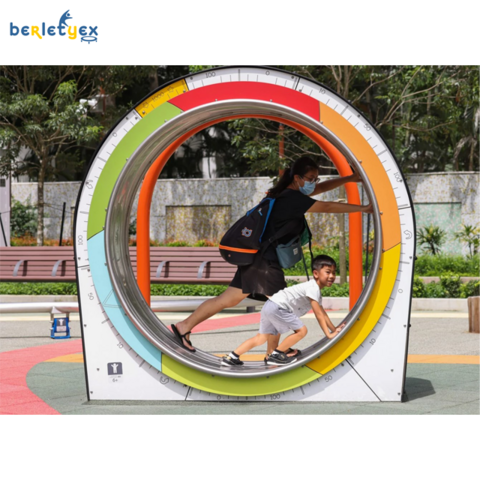 Attraction Garden Playground Stainless Steel Play Roll Runner Children ...