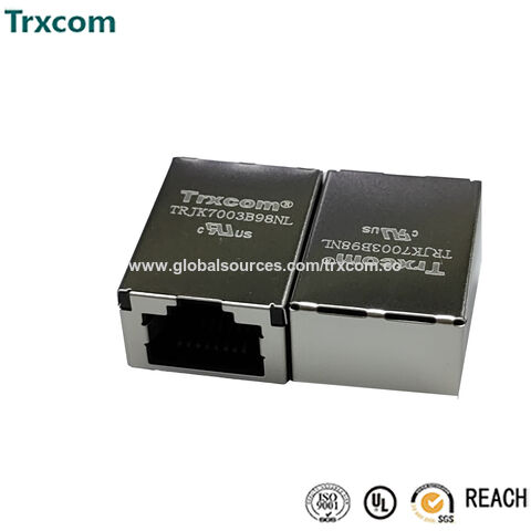 Buy Wholesale China Rj45 Connector With Integrated Transformer 1 Port ...