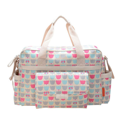 Buy Wholesale China Custom Pink Wet Pocket Nappy Bag Tote Eco-friendly ...