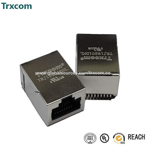 Buy Wholesale China Rj45 Connector With Integrated Transformer 1 Port ...