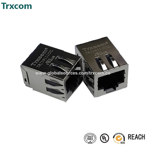 Buy Wholesale China Rj45 Connector With Integrated Transformer 1 Port ...