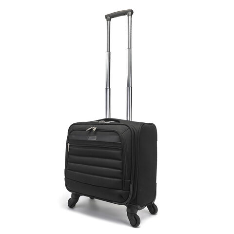 Custom Executive Office Laptop Bag Premium Rolling Bag Wheeled Pilot ...