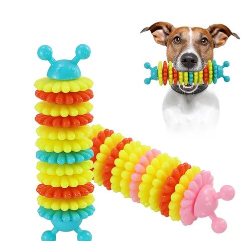 Manufacturer Wholesale Clean Teeth Feeder Dog Tpr Chew Toys Caterpillar ...