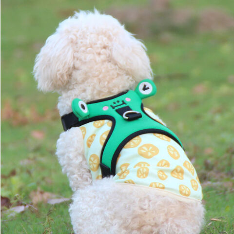 Buy Wholesale China Adjustable Breathable Pet Harness Frog Shaped ...