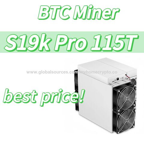 Buy Wholesale China Best Price S19k Pro 120t/115t Btc Miner S21 Hyd ...