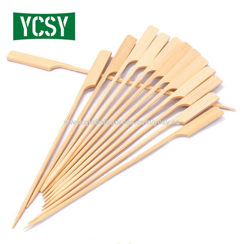 2024 Wholesale Bamboo Bbq Skewers Bbq Fruit Sticks Eco-friendly ...