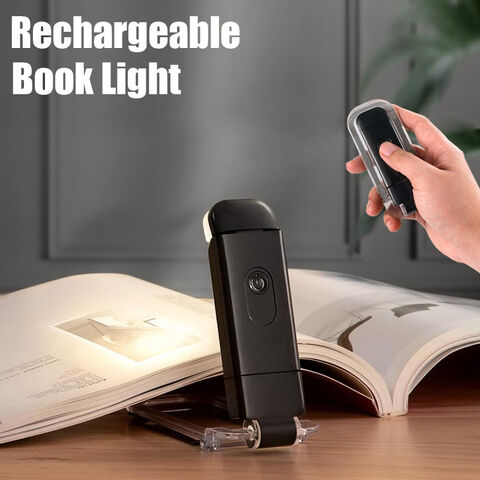 Usb Rechargeable Book Reading Light, Warm White, Brightness Adjustable ...