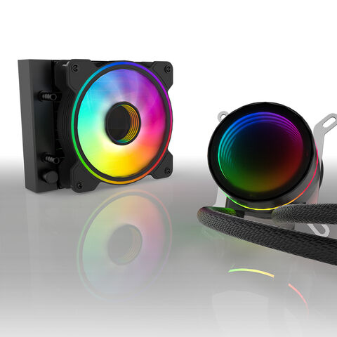 Powercase 120mm Cpu Water Cooling With 5v Argb Fan Strong Water Cooler ...