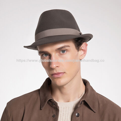 Buy Wholesale China Men's Classic Formal Hats Woven Belt With Retro ...