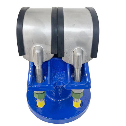 Flanged Outlet Tapping Saddle Tee Clamp Di Ductile Iron Pipe Fittings ...