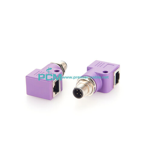 Buy Wholesale China Ethernet Connector M12 D-coded To Rj45 Ethernet 90 ...