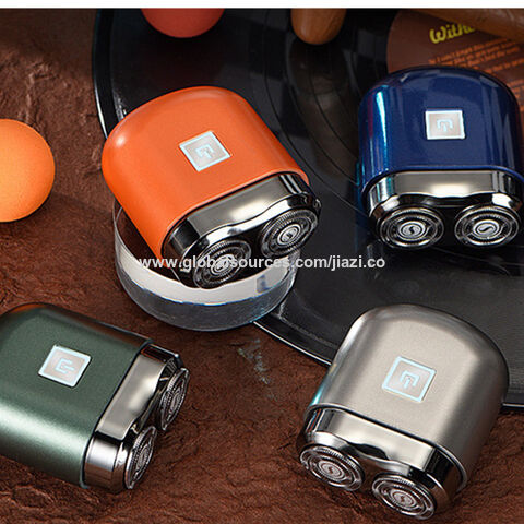 Portable Mini Electric Shaver Washable Beard Trimmer Men's Shaver ...