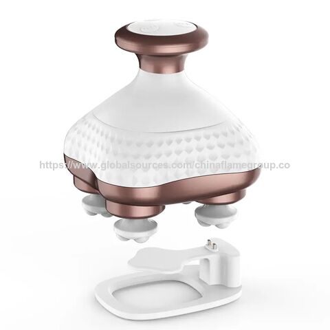 Electric Scalp Massager 4 Replacement Massage Heads Portable Head ...