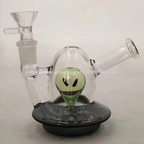 Buy Wholesale China 6.5 Inch Small Glass Bong Alien Bongs Dab Rig Glass ...