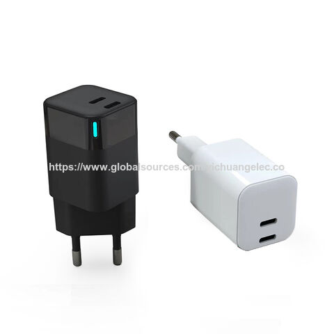 Factory Price 35w Dual Type C Power Adapter Eu Us Uk Plug Fast Charging ...
