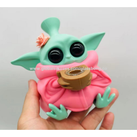 Buy Wholesale China Pink Elf Yoda New Design Silicone Bong 14mm Joint ...