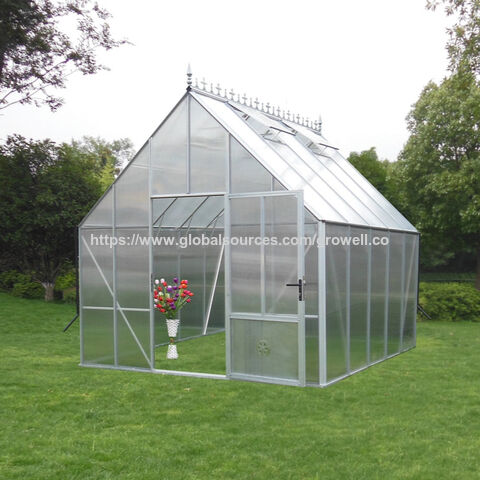 Bulk Buy China Wholesale Growell Go Series Gothic Shape Greenhouse 10mm ...