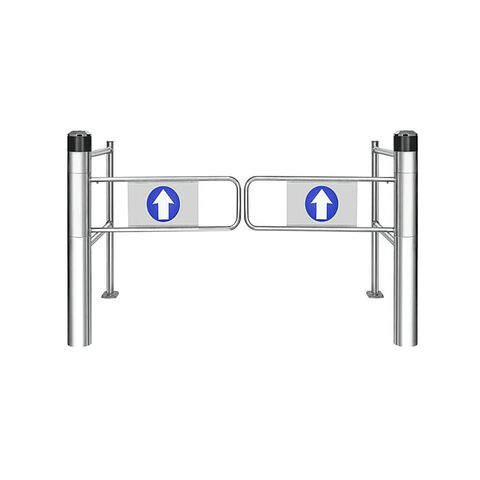 304 Stainless Steel Supermarket Swing Gate For Supermarket Security ...