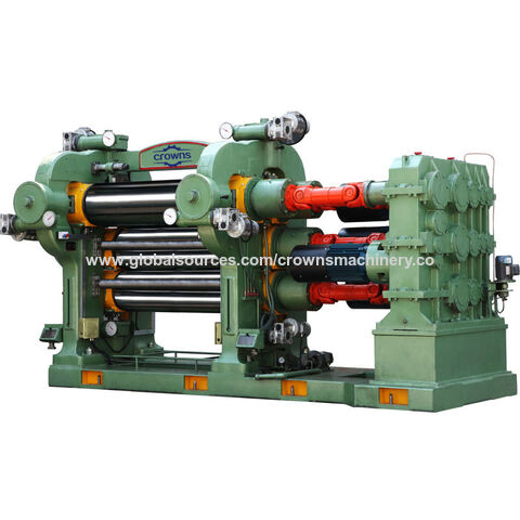 22 Inch Rubber Embossing Calender Machine, Four Roll Calendering With ...