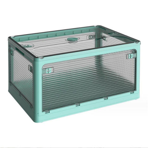 Buy Wholesale China Creative Home Clear Foldable Storage Box With Lid ...