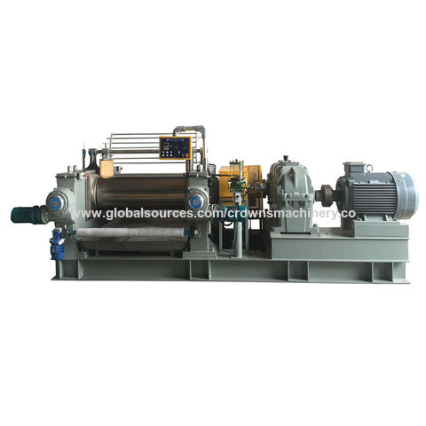 Two Roll Milling Machine / Open Two Roll Xk-450 Rubber Mixing Mill, Plastic Rubber Machinery ...