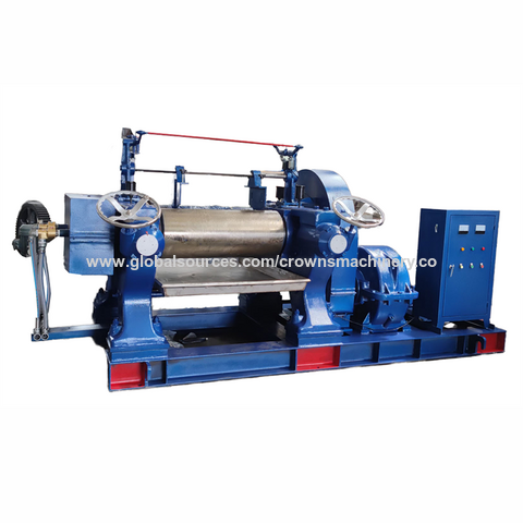 Two Roll Milling Machine / Open Two Roll Xk-450 Rubber Mixing Mill ...