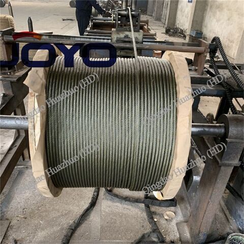 Buy Wholesale China 19*7 No Spinning Steel Wire Rope With Many Layers ...
