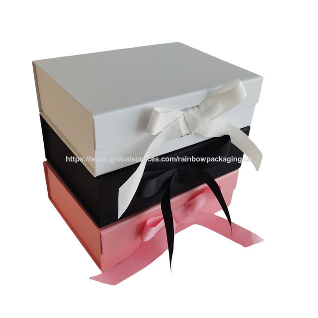 Luxury Gift Box Cardboard Folding Packaging Boxes Rectangular Magnetic ...