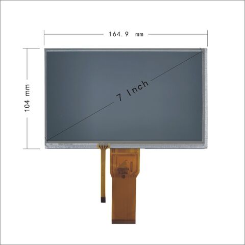 7 Inch Tft Lcd Display,800x480 Resolution,24-bit Rgb Interface With Resistive Touch Panel - Buy ...