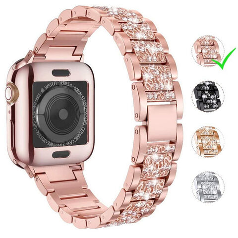 Buy Wholesale China Shining Stainless Metal Watch Band For Apple Watch ...