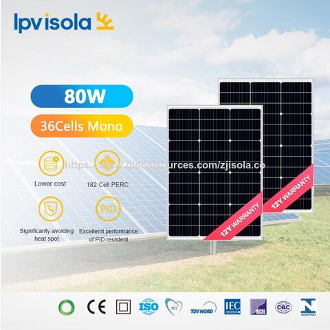 Isola 80w Monocrystalline Solar Panels 80w/90w/100w/110w/120w/130w $0. ...
