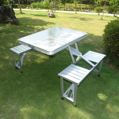 Wholesale Picnic Table Aluminum Alloy Folding Table Outdoor Foldable ...