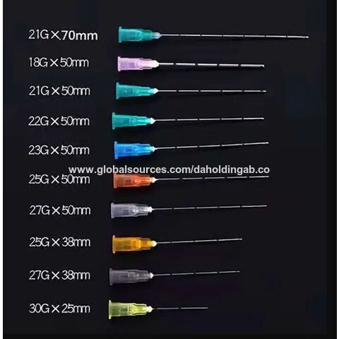 Compre Cánula Roma 18g 21g 22g 23g 25g De La Extremidad De La Cánula ...