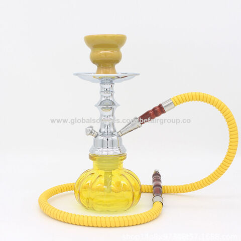 Bulk Buy China Wholesale Glass Hookah Shisha Craft Design 2 Hose ...