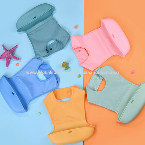Buy Wholesale China Adjustable Baby Feeding Bibs Waterproof Plastic ...