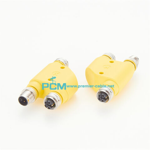 Bulk Buy China Wholesale M12 Connector H-splitter Couper 4 Pin K-coding ...