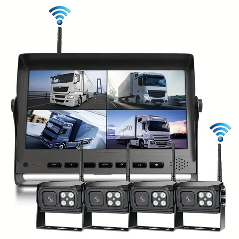 4 Channels Front Left Right Rear View 7 Inch Ips Screen Dvr Monitor ...