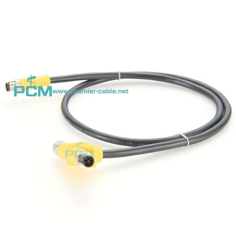 Buy Wholesale China Power Cordset Extension Cable M12 4-pin T Code Ip67 ...