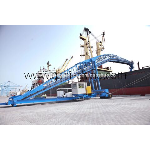 Buy Wholesale China Qshi Mobile Tyre Telescopic Boom Belt Conveyor ...