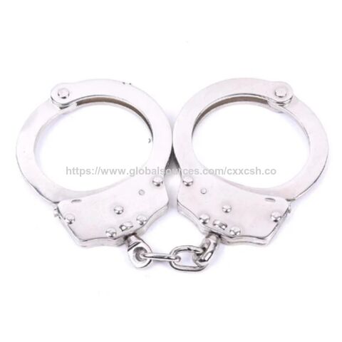 Buy China Wholesale Custom Carbon Steel Law Enforcement Silver Handcuff ...