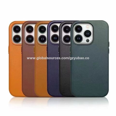 Custom Pu Leather Phone Case Luxury Pu Mobile Phone Cases For Iphone 15 ...